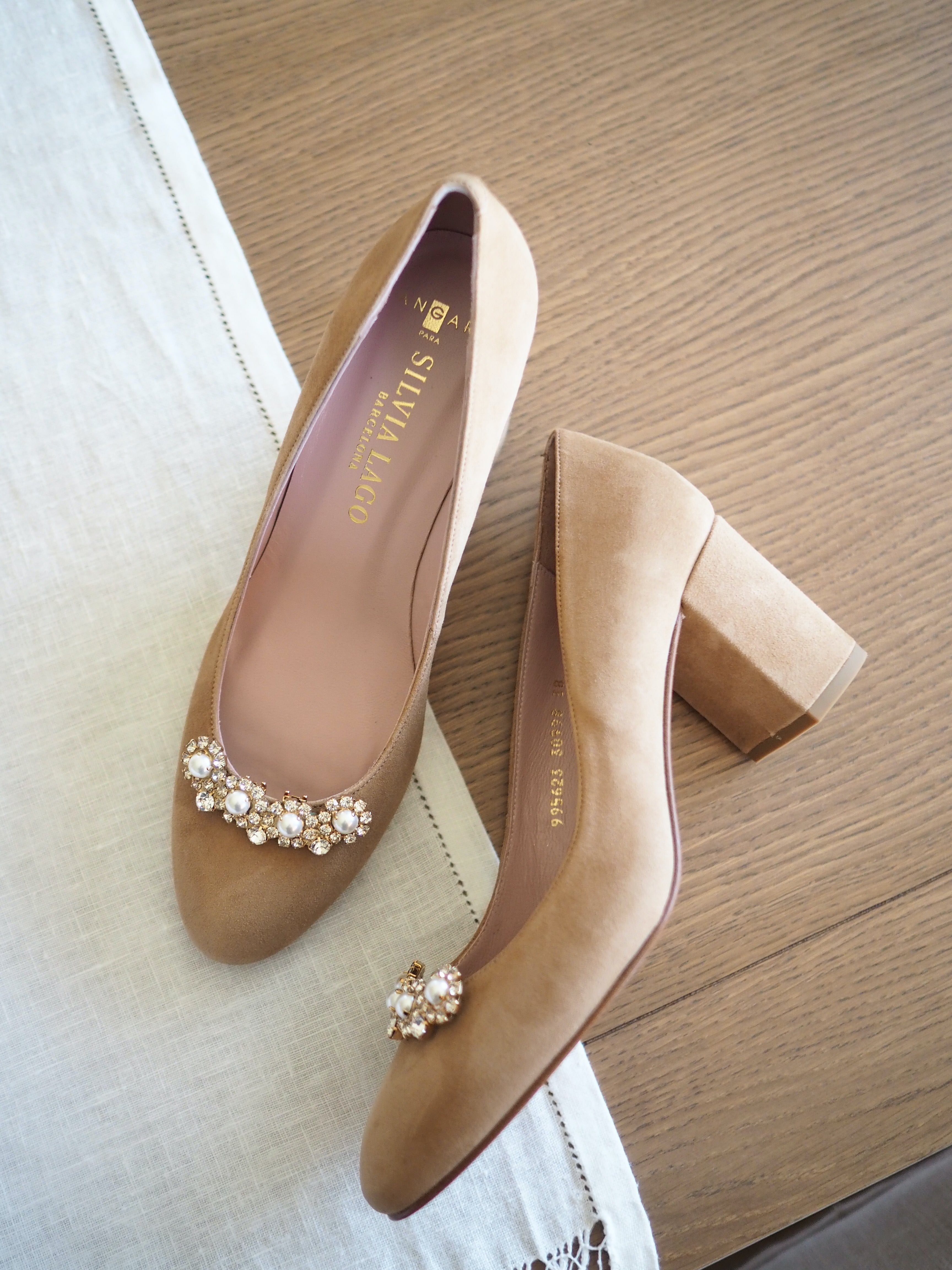Lady Elisa pumps 60 honey suede - The Archive – SILVIA LAGO